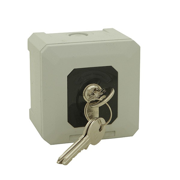Key switch to secure your roller shutters