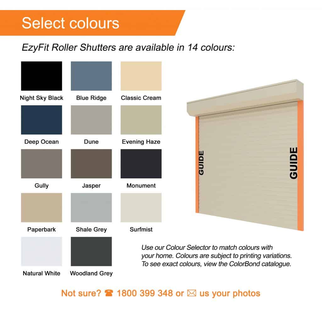 Slimline Roller Shutter - ezyfitrollershutters